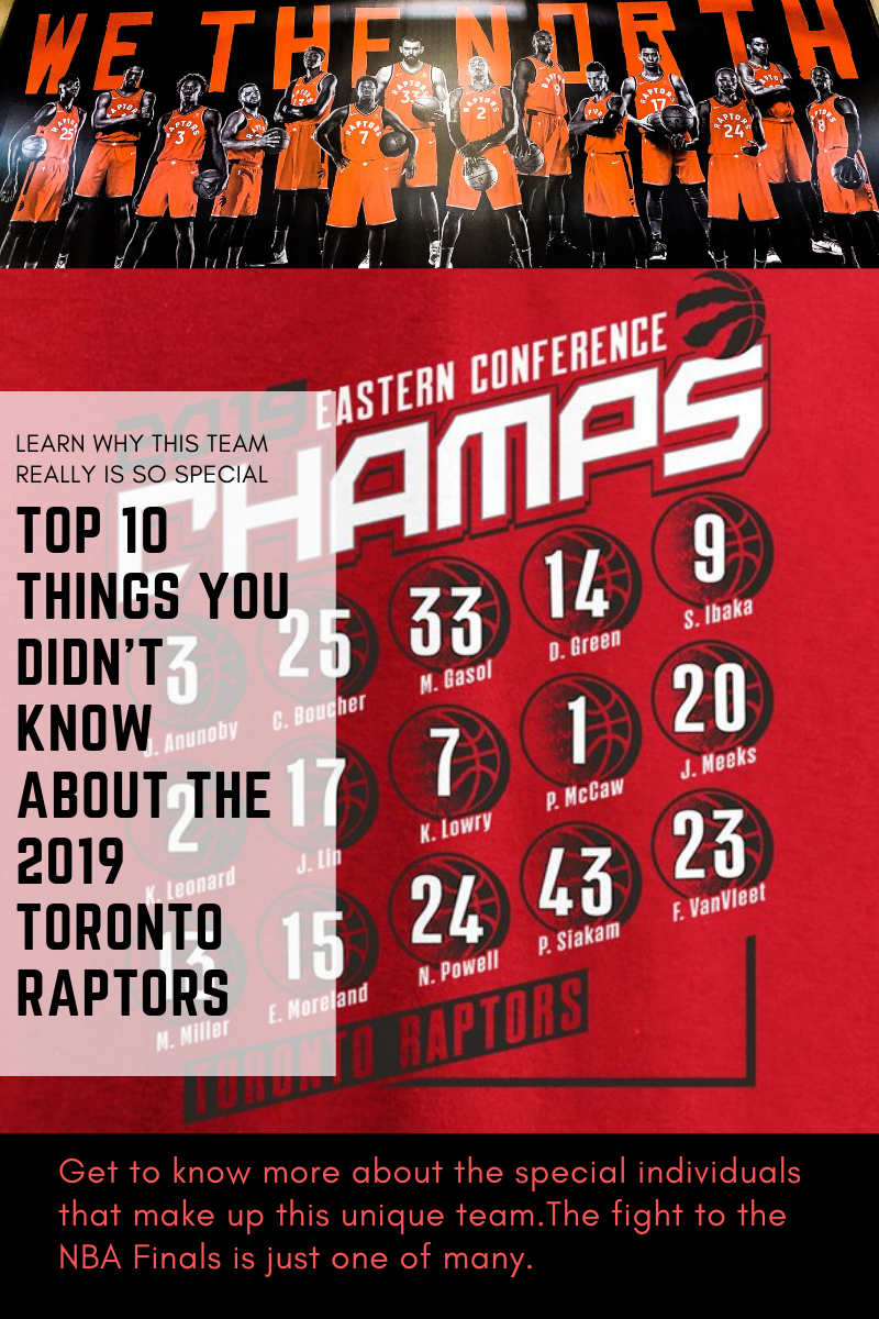 Top 10 Things You Didn't Know About The 2018-2019 Toronto Raptors ...